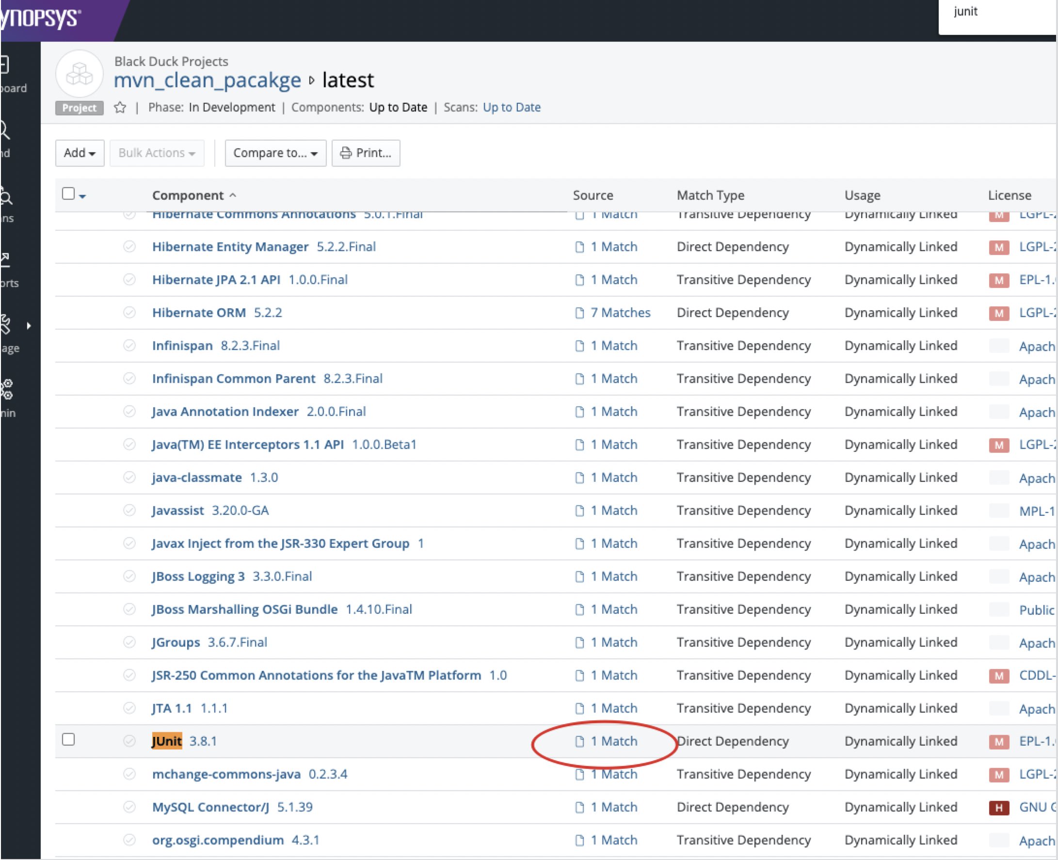 How to figure out where does a detected component/vulnerability come ...