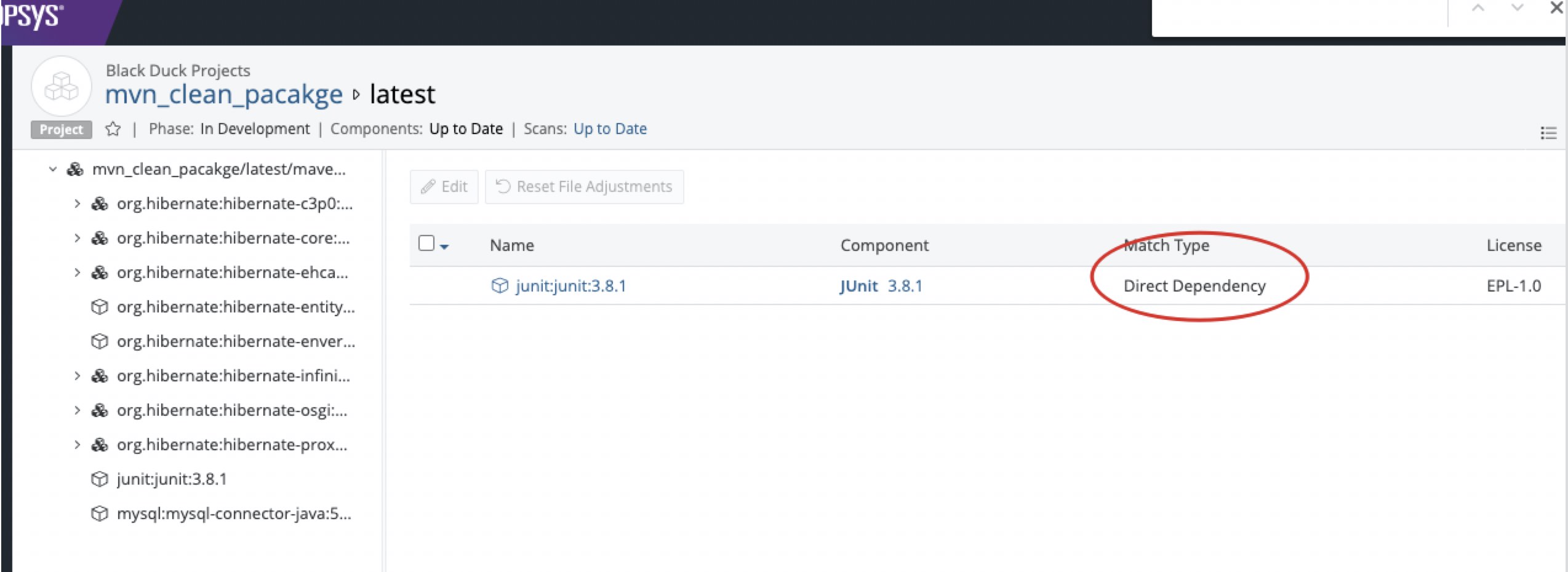 How to figure out where does a detected component/vulnerability come ...