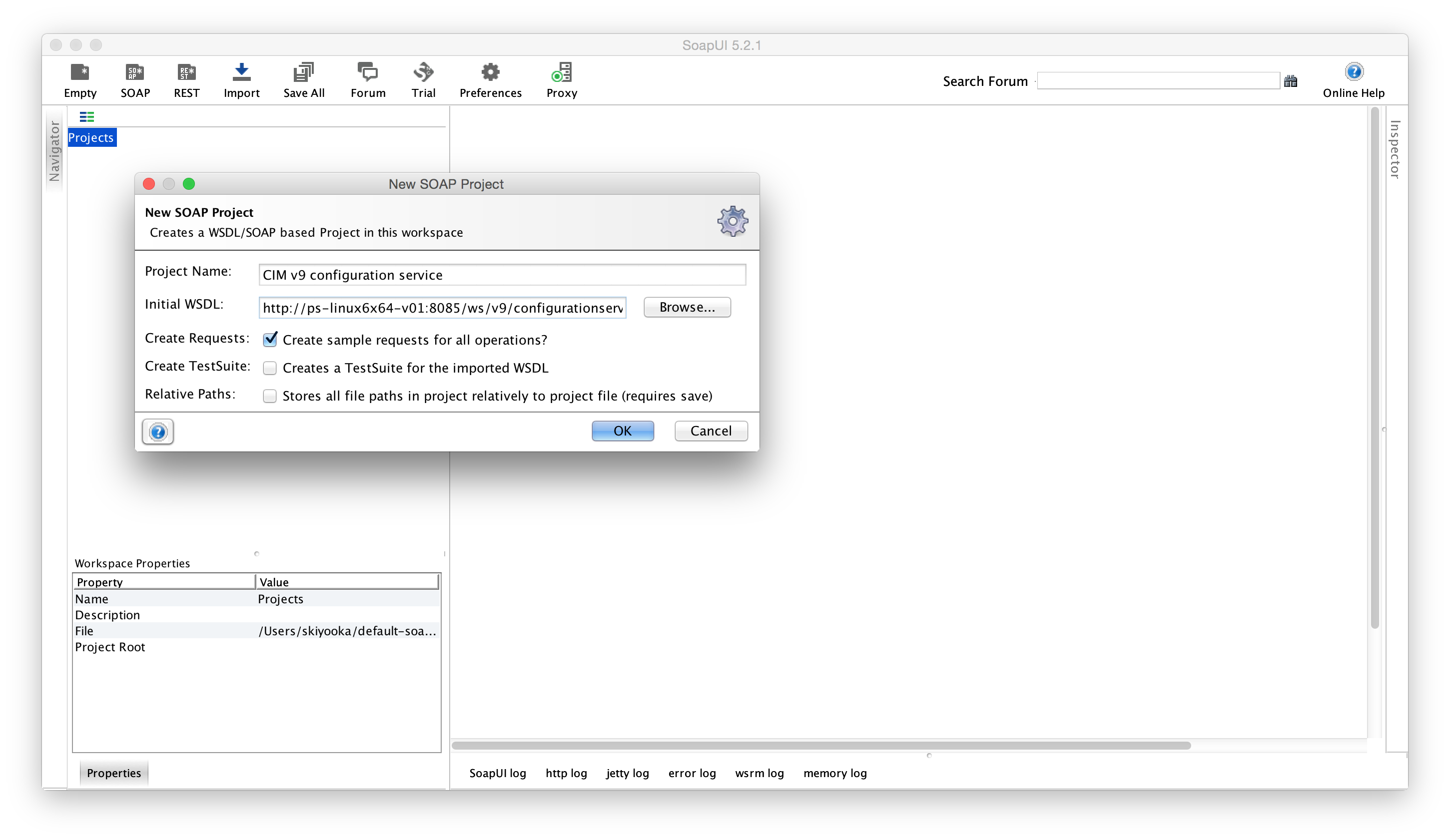 Using SoapUI to explore Coverity web-services