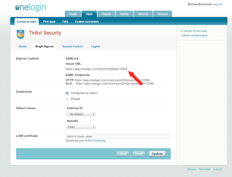 Tinfoil Security: Do you support SAML or SSO authentication? How do I ...