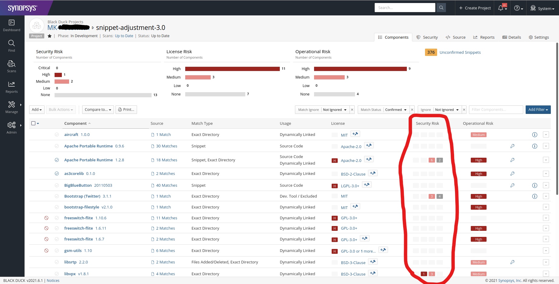 BlackDuck How to Get BOM Component Vulnerability's Count Programmatically