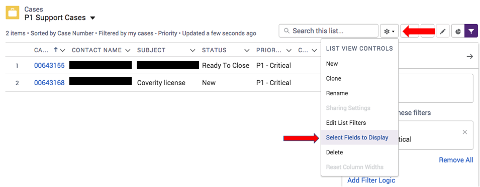 How to Edit a Case View