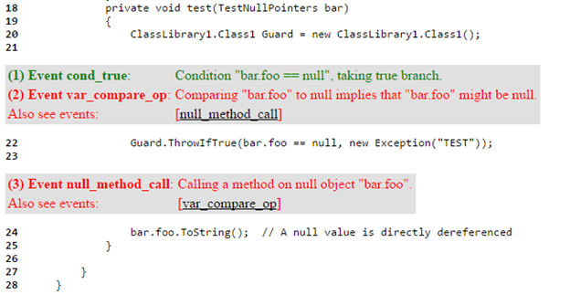 Suppress a FORWARD_NULL report for users who just run locally
