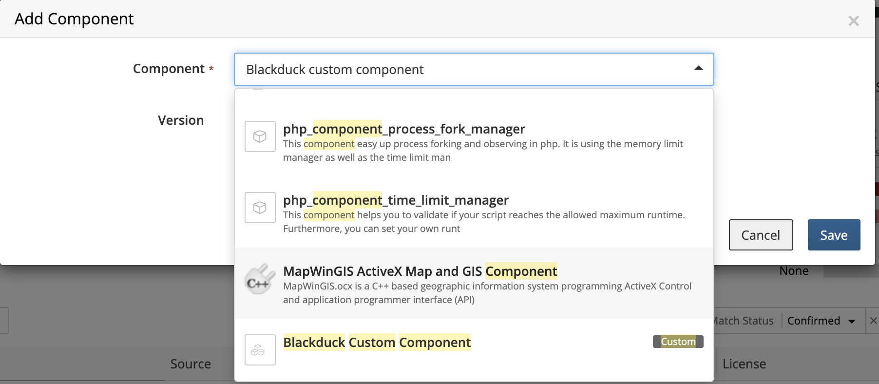 Utilizing Tags for Searching Components within Black Duck Hub