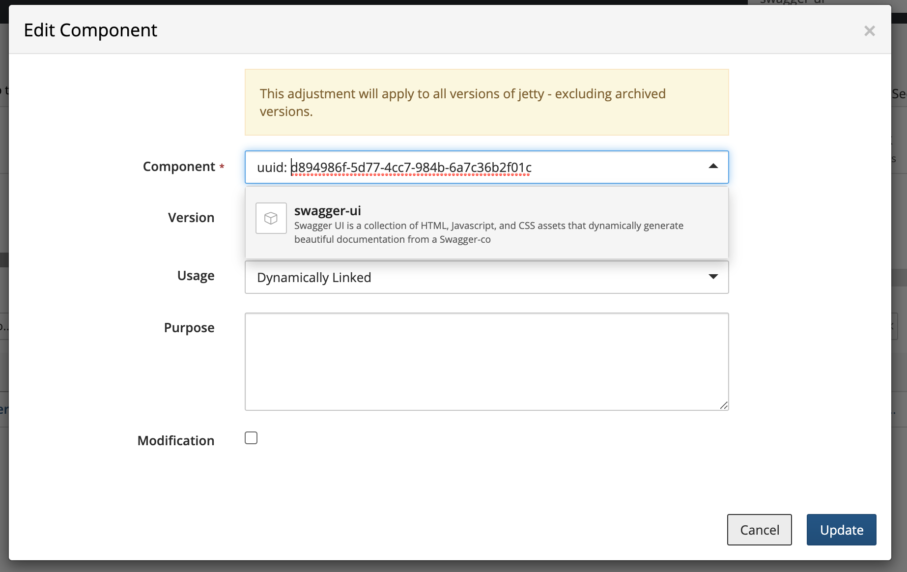 Utilizing Tags for Searching Components within Black Duck Hub