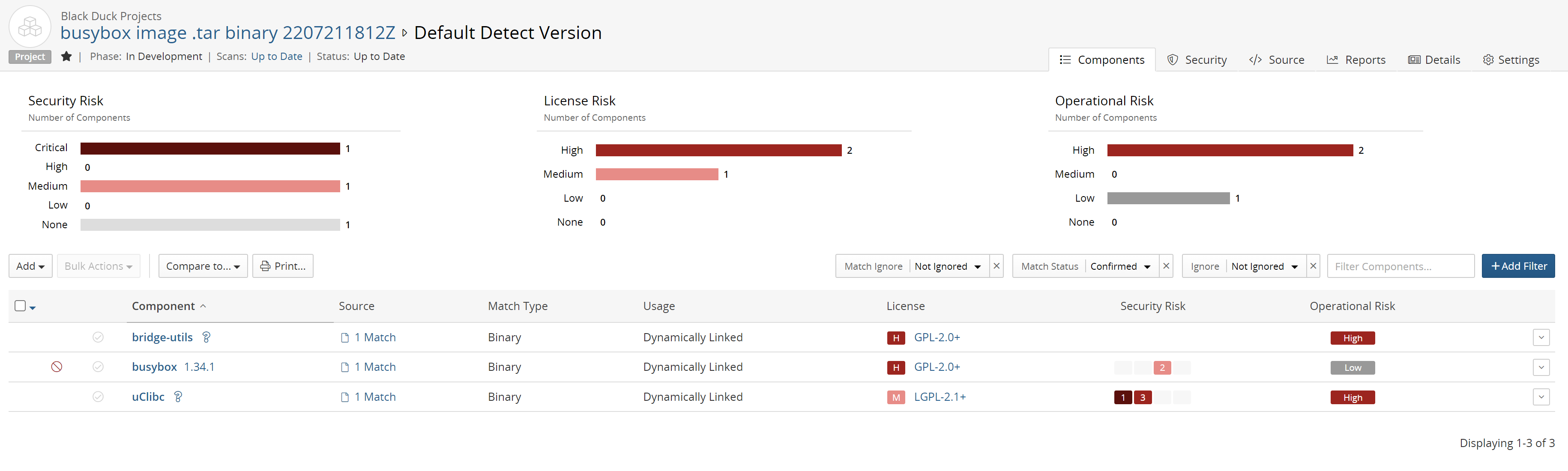 Black Duck Synopsys Detect - How to Scan Busybox Docker Image