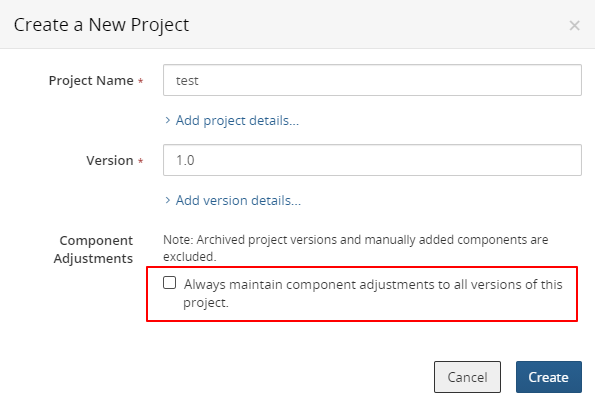 How to disable option "Always maintain component adjustments to all ...