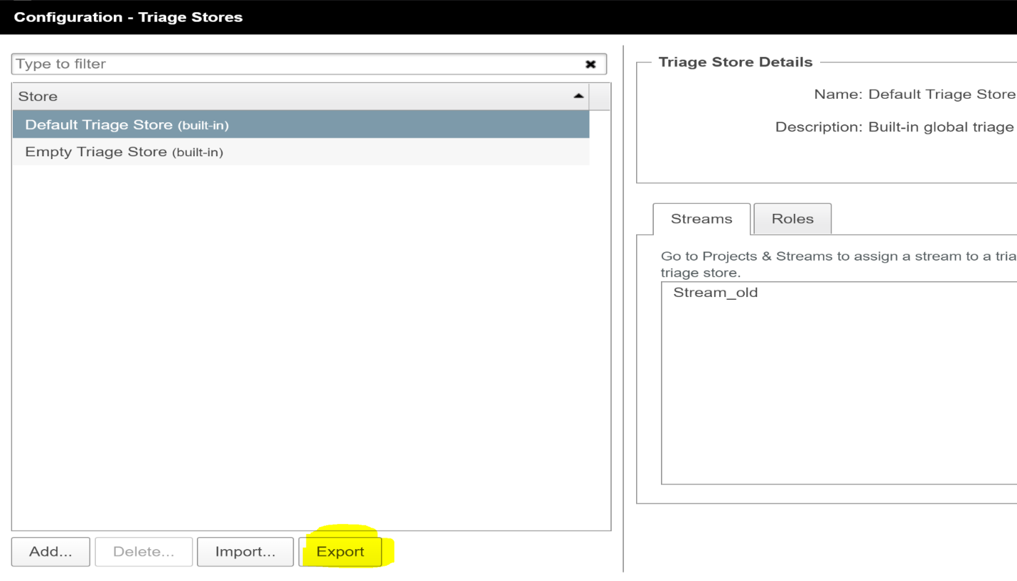 Is It Possible To Use The Triage Data Of Defects From The Old Server