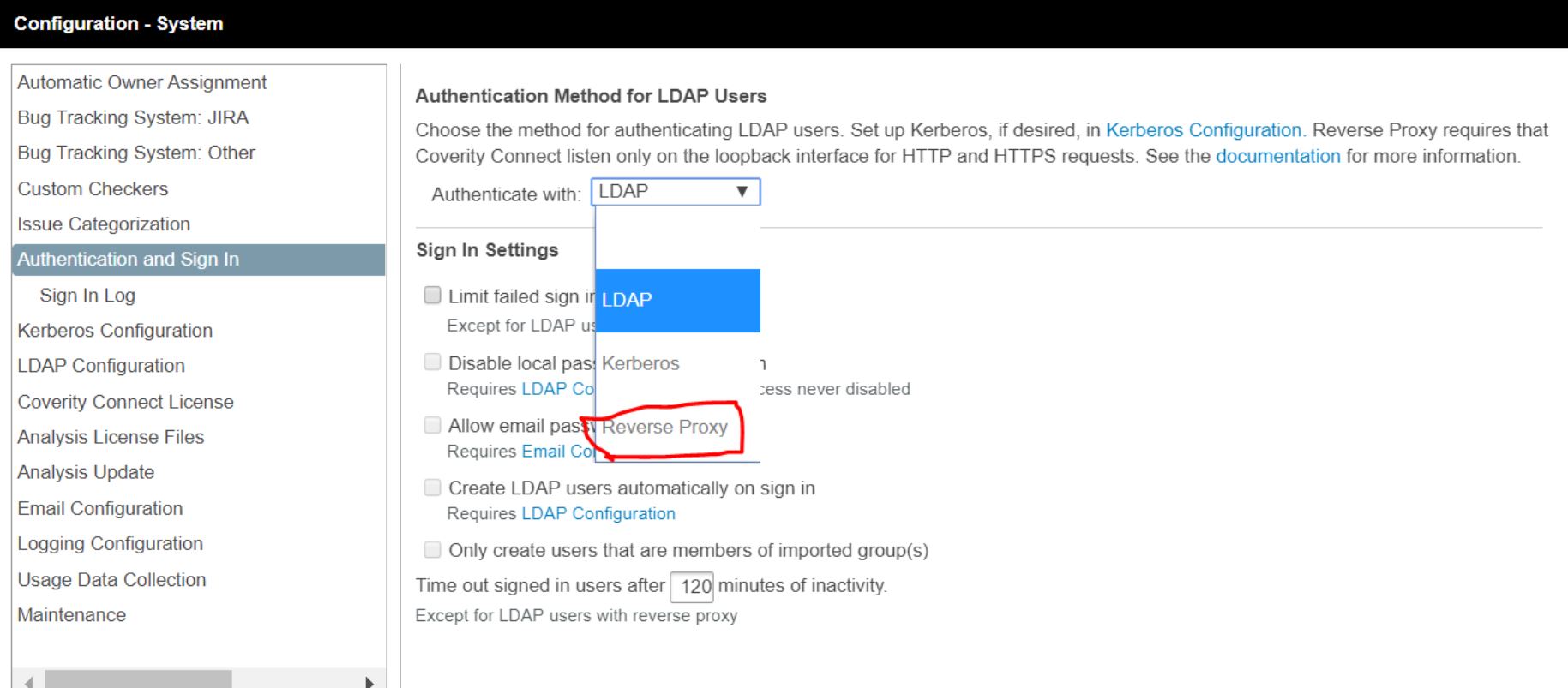 Coverity SSO and AD integration with Aruba Central