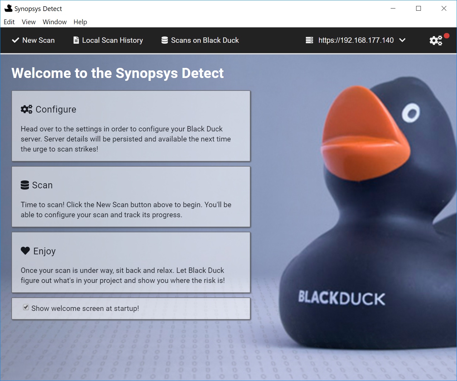 There are many improper words on the Synopsys Detect Desktop