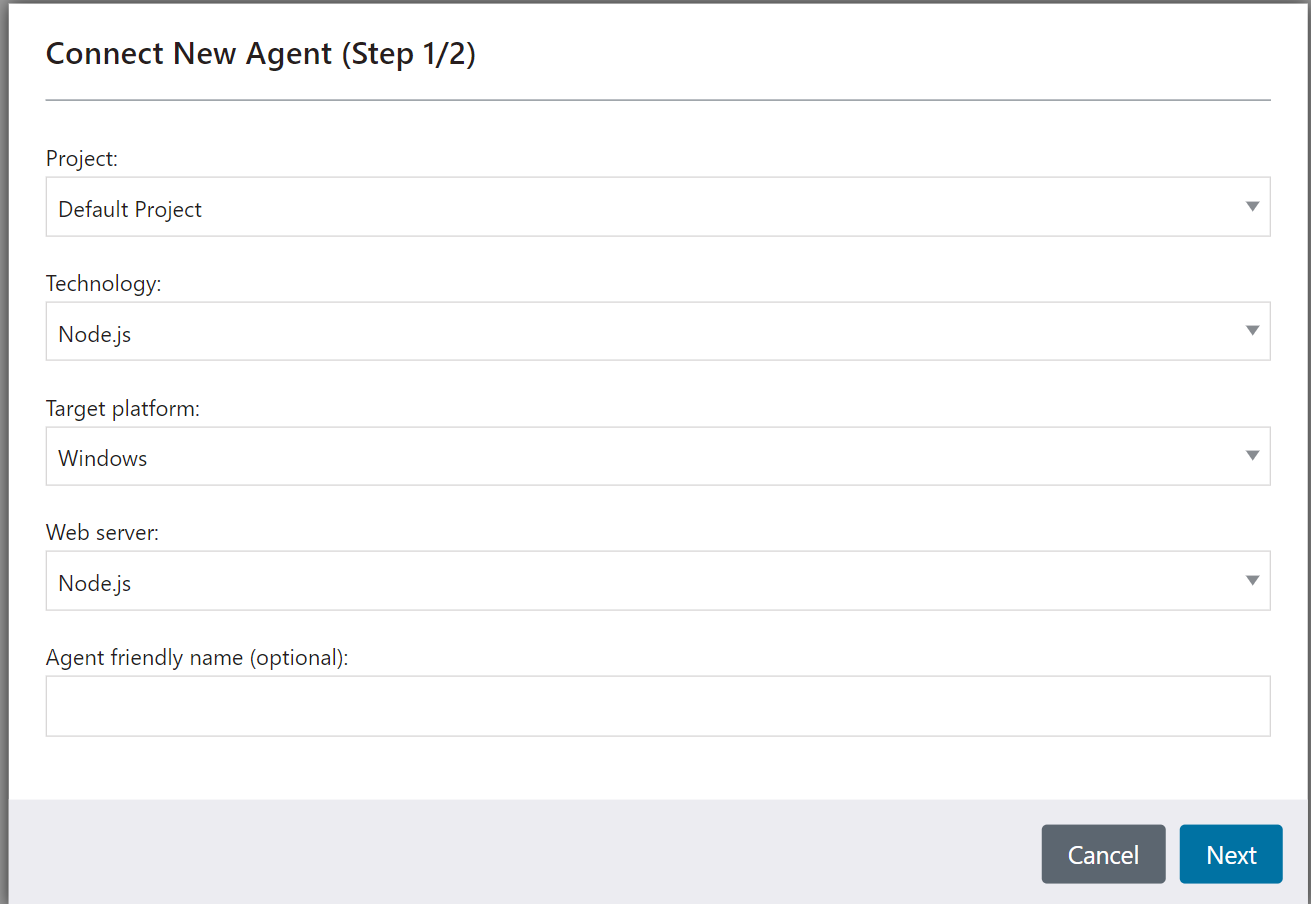 Connecting Node.js Agent to Seeker ES server
