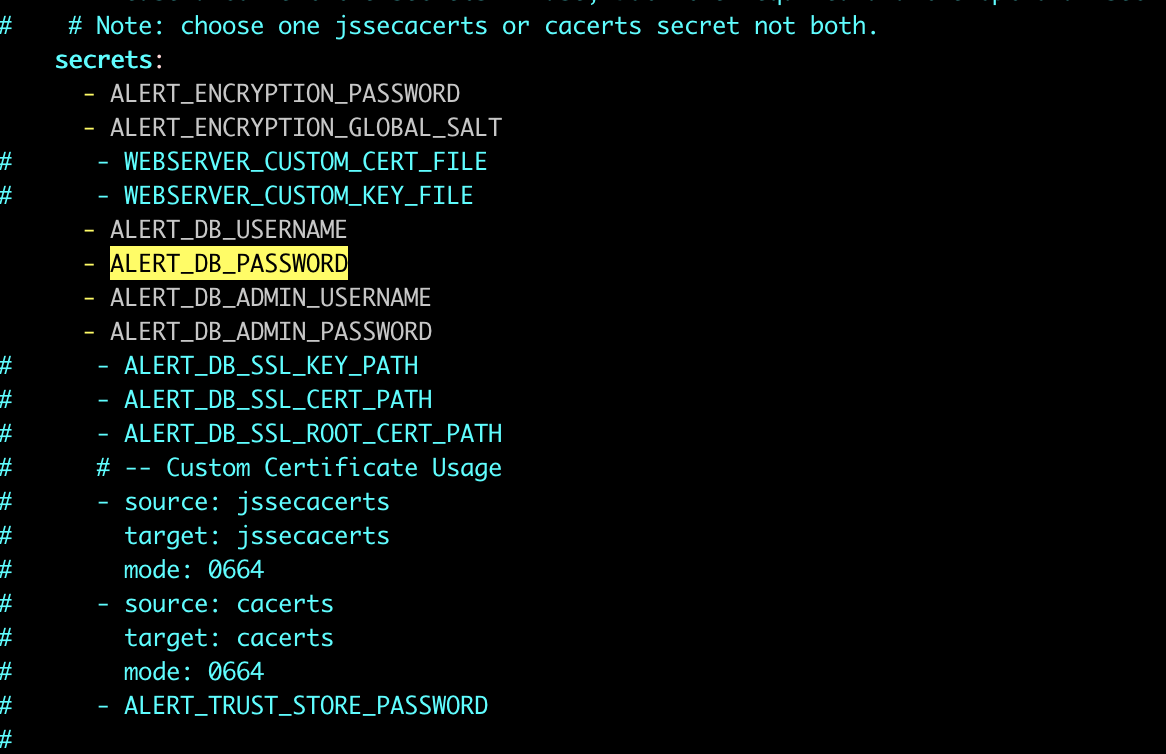 Installing Alert with an external DB together with Blackduck