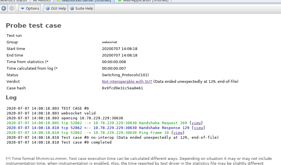 Socket.io support for WebSocket