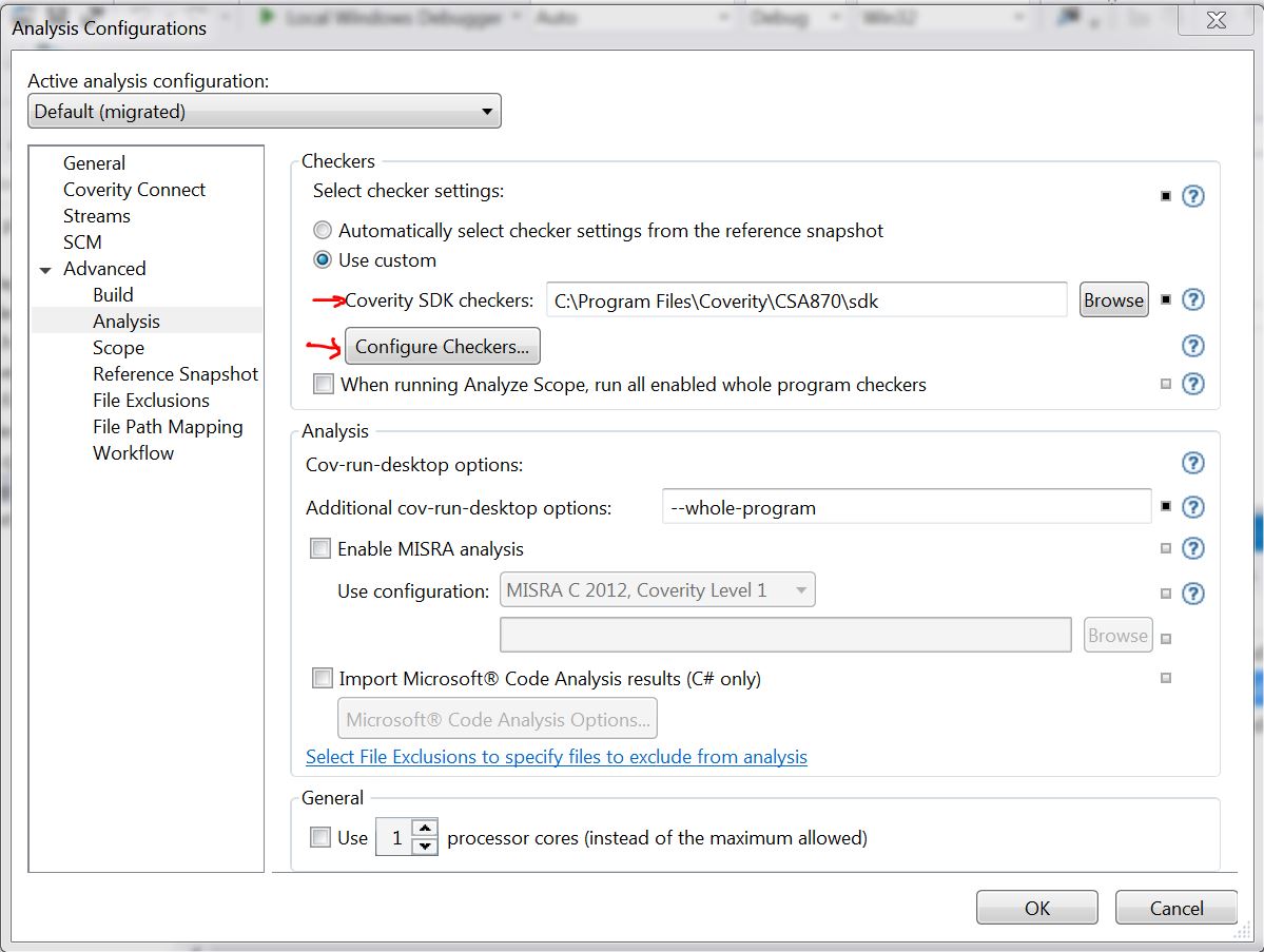 How to add custom checkers to default checker list for coverity desktop ...