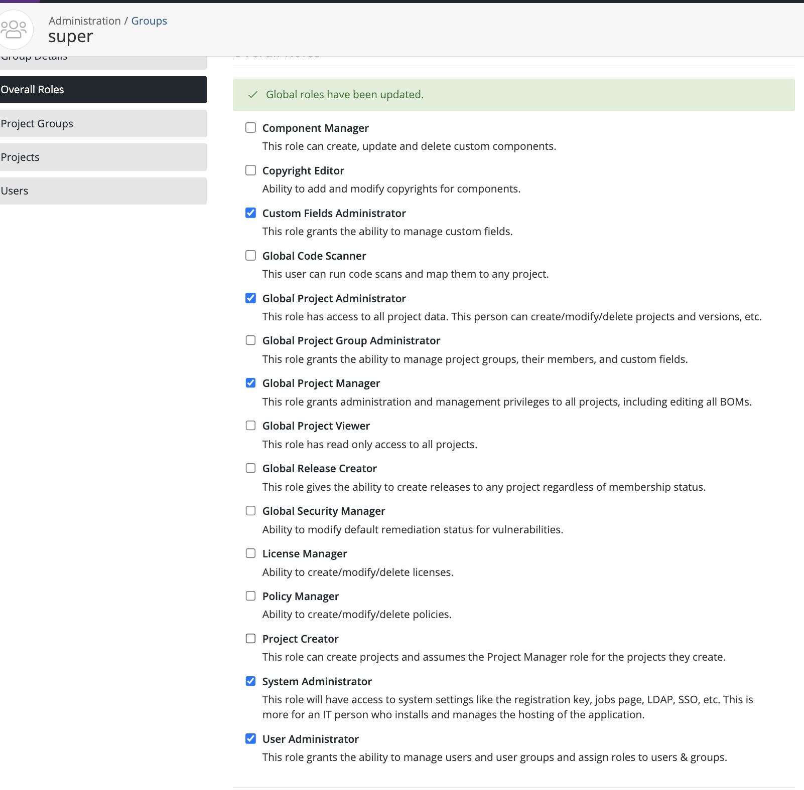 Black Duck HUB - User Groups access removed permissions after migration ...