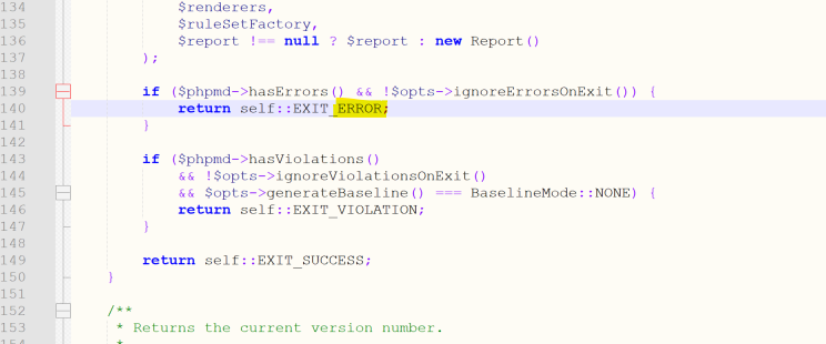 Phpmd Failed With Non Zero Code Fails Srm Analysis 