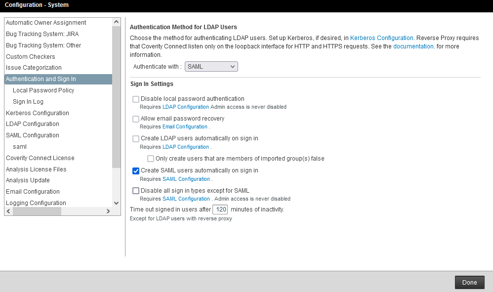 Setting up SAML for Coverity with Azure