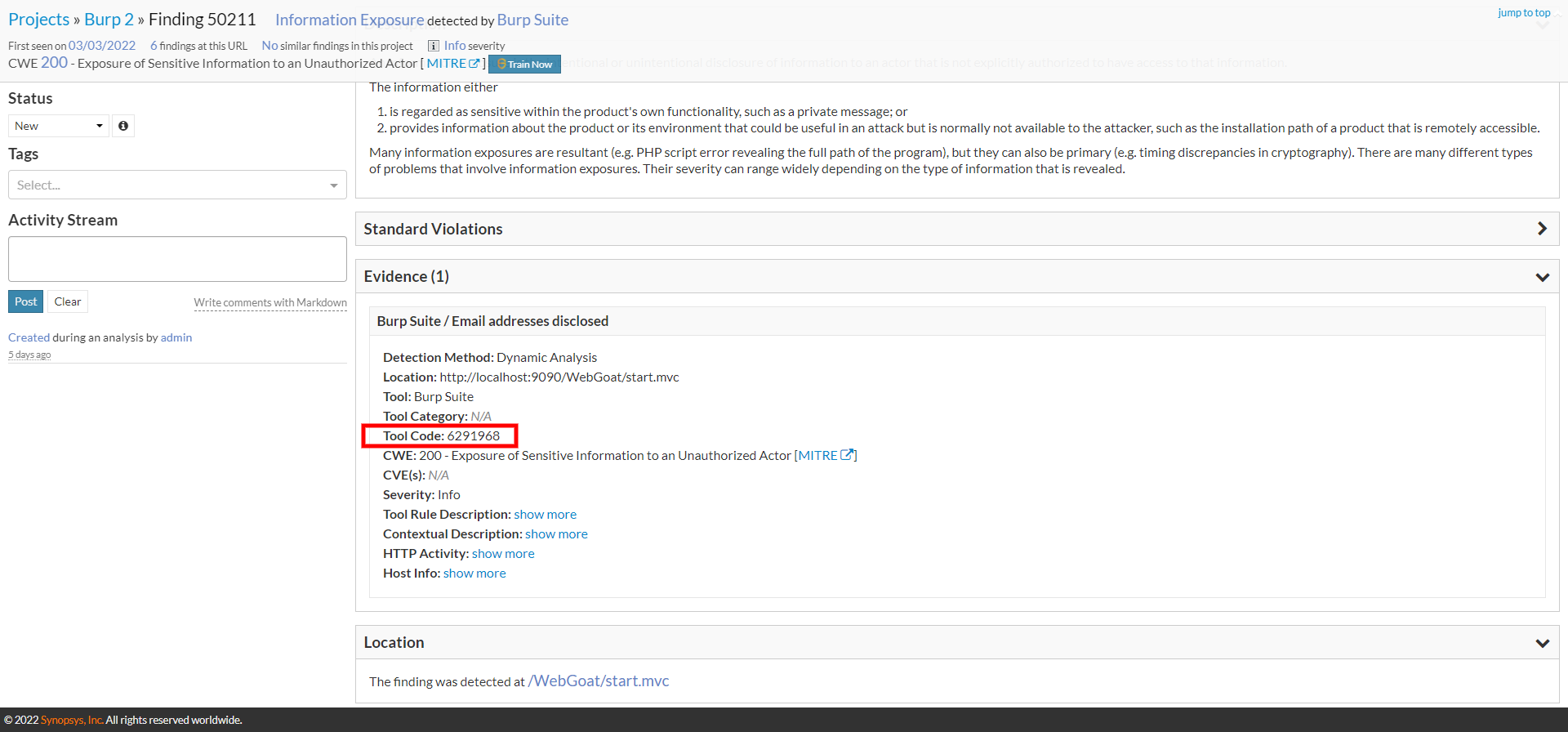 SRM Burp Suite Correlation