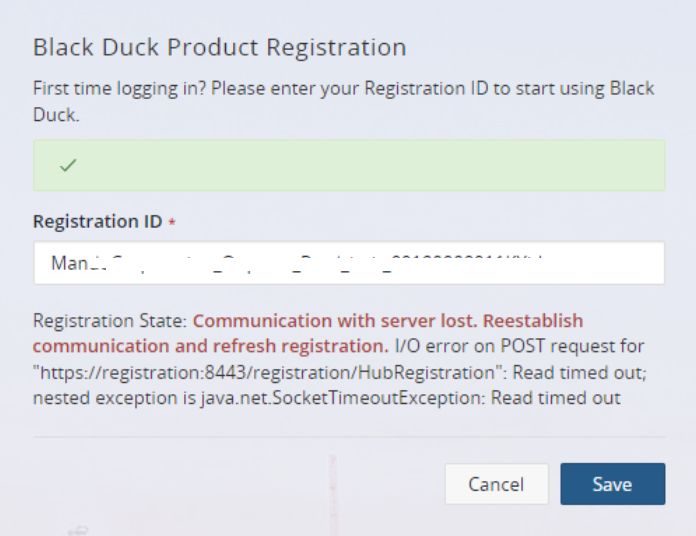 BD keeps popping up the License Registration screen