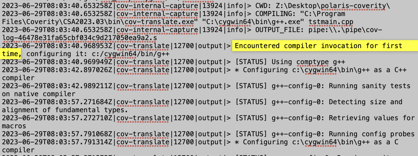 How to Identify the Compilers used in Native Build via build-log.txt