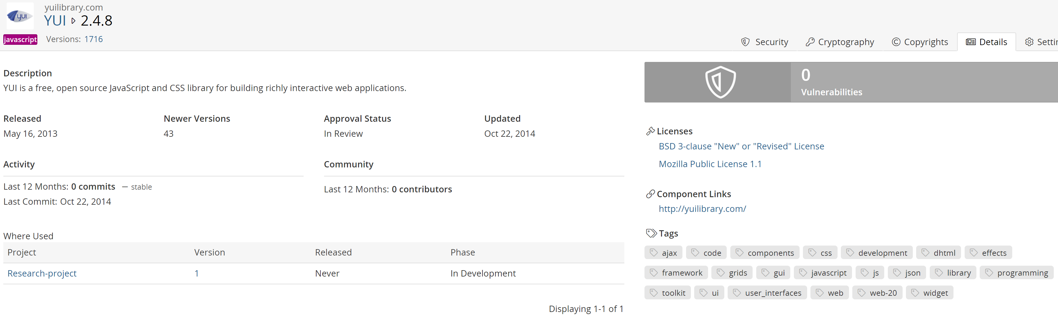 BlackDuck Hub Shows Different Number of Vulnerabilities between ...