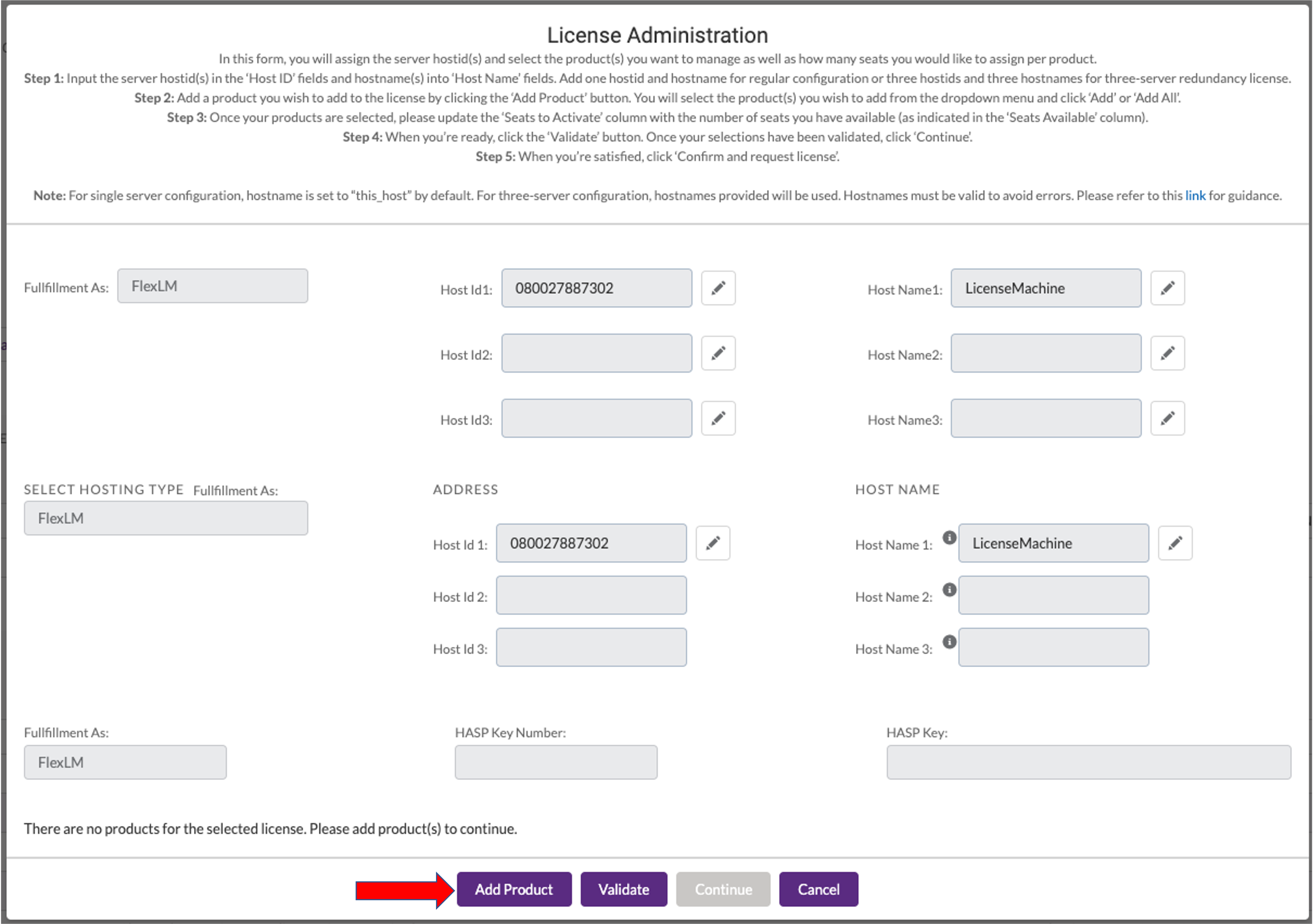 How to add products to your Defensics License