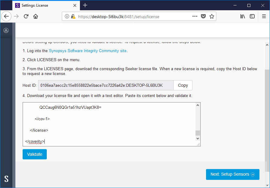 Seeker Installation and Initial Setup