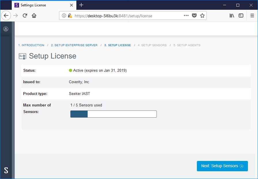Seeker Installation and Initial Setup