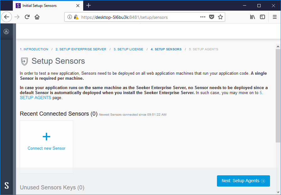 Seeker Installation and Initial Setup
