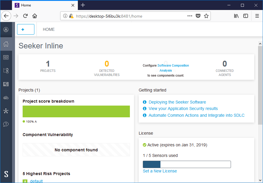 Seeker Installation and Initial Setup