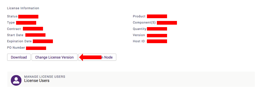 How to change the version of your license [Coverity]