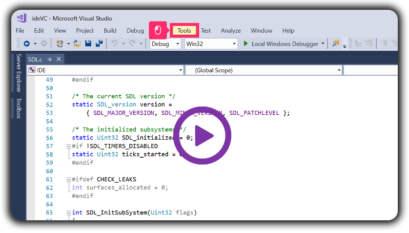 Installing Code Sight in Visual Studio