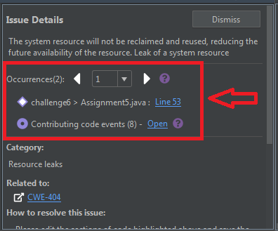 Finding and Fixing Coverity Issues Using Code Sight