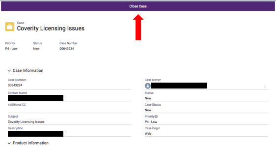 Support Case Management FAQ