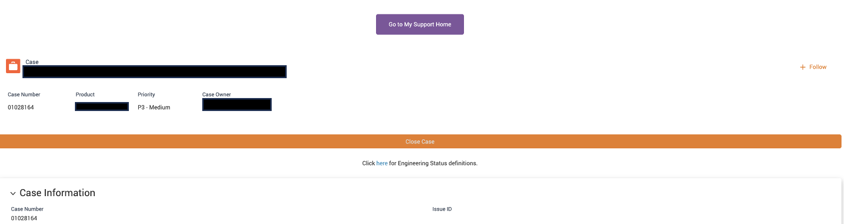 Support Case Management FAQ