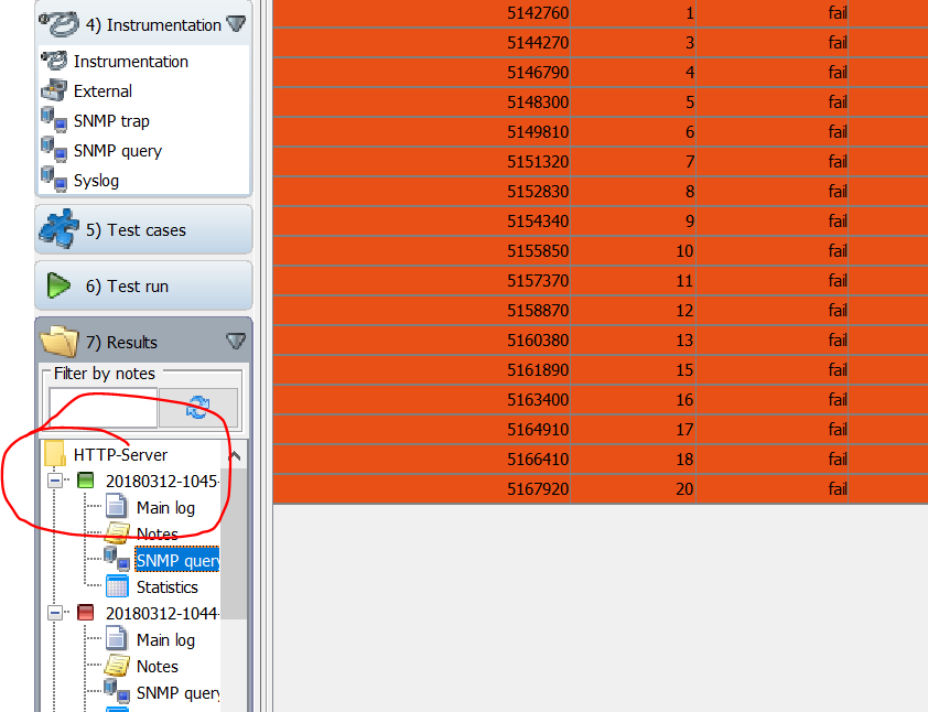 Result folder indicator issue