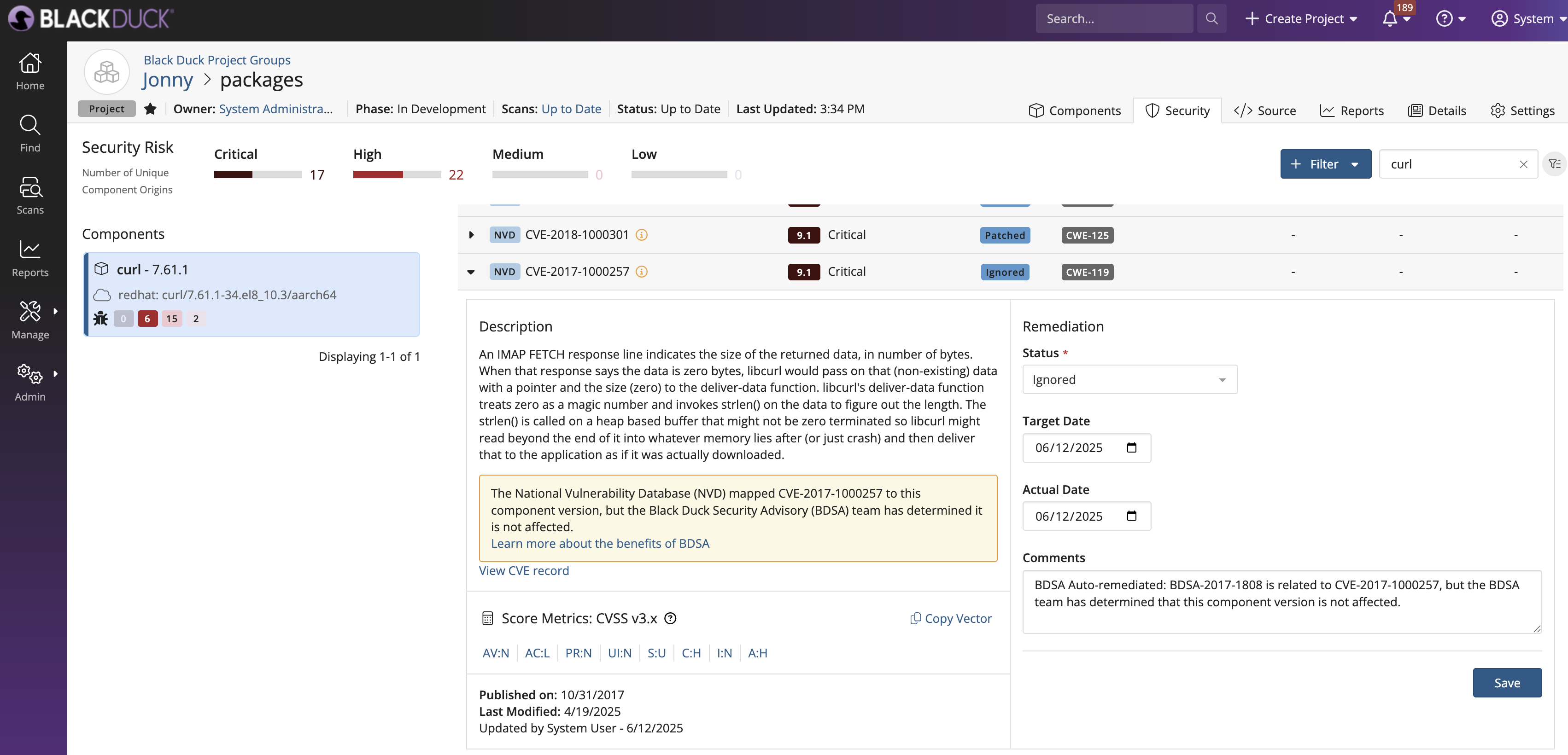 Understanding BDSA Auto-Remediation and User Attribution Under Security ...